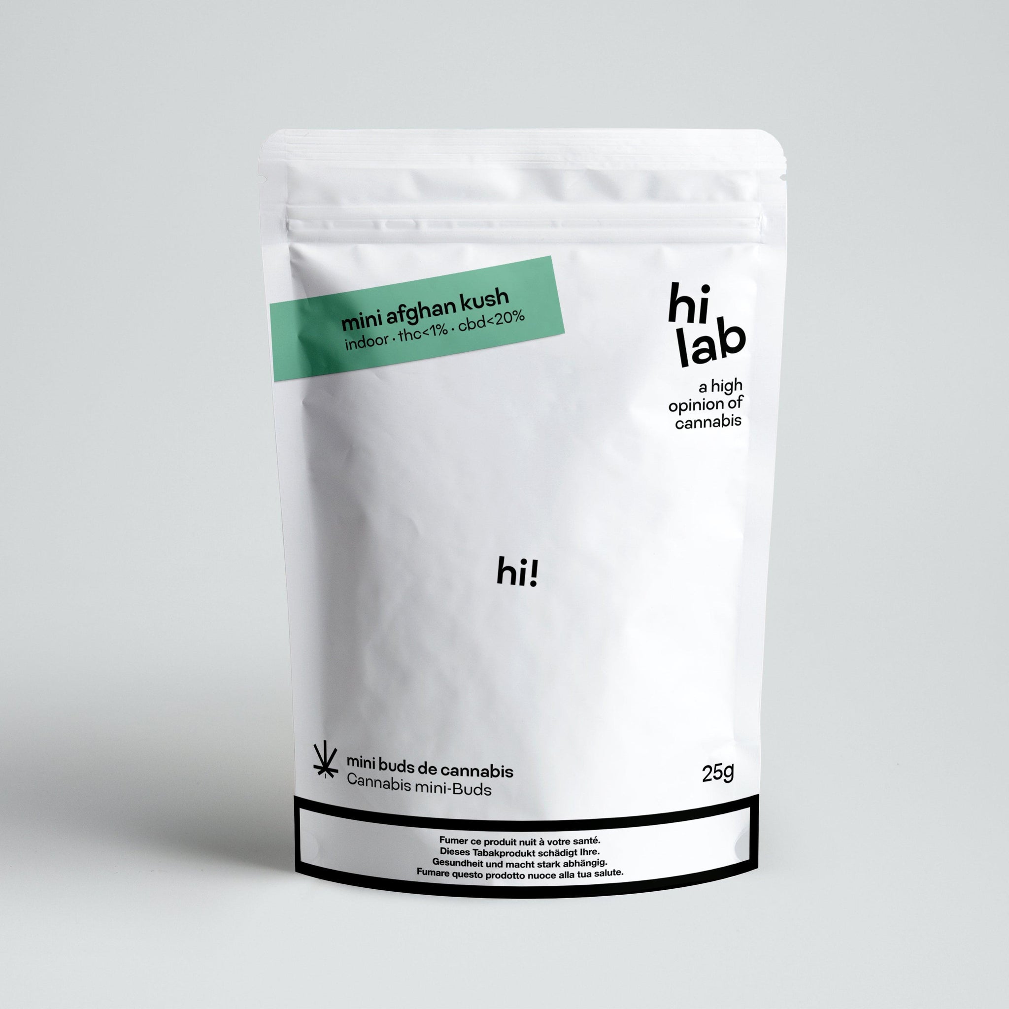 afghan kush - mini buds - indoor premium cbd - swiss made - hilab®