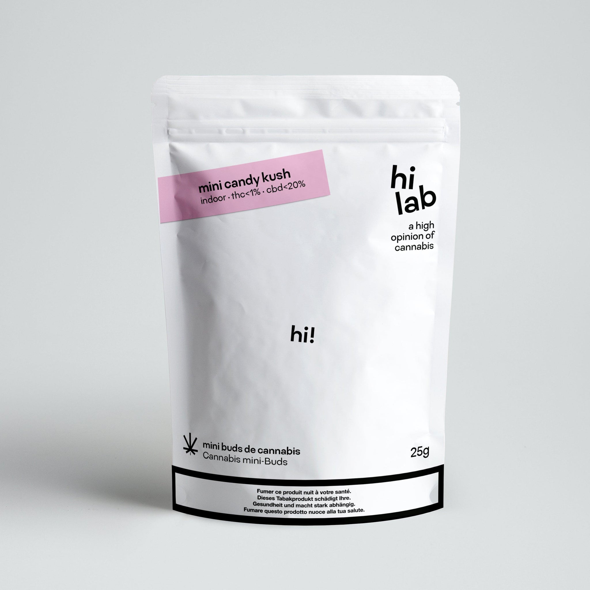 candy kush - mini buds - indoor premium cbd - swiss made - hilab®